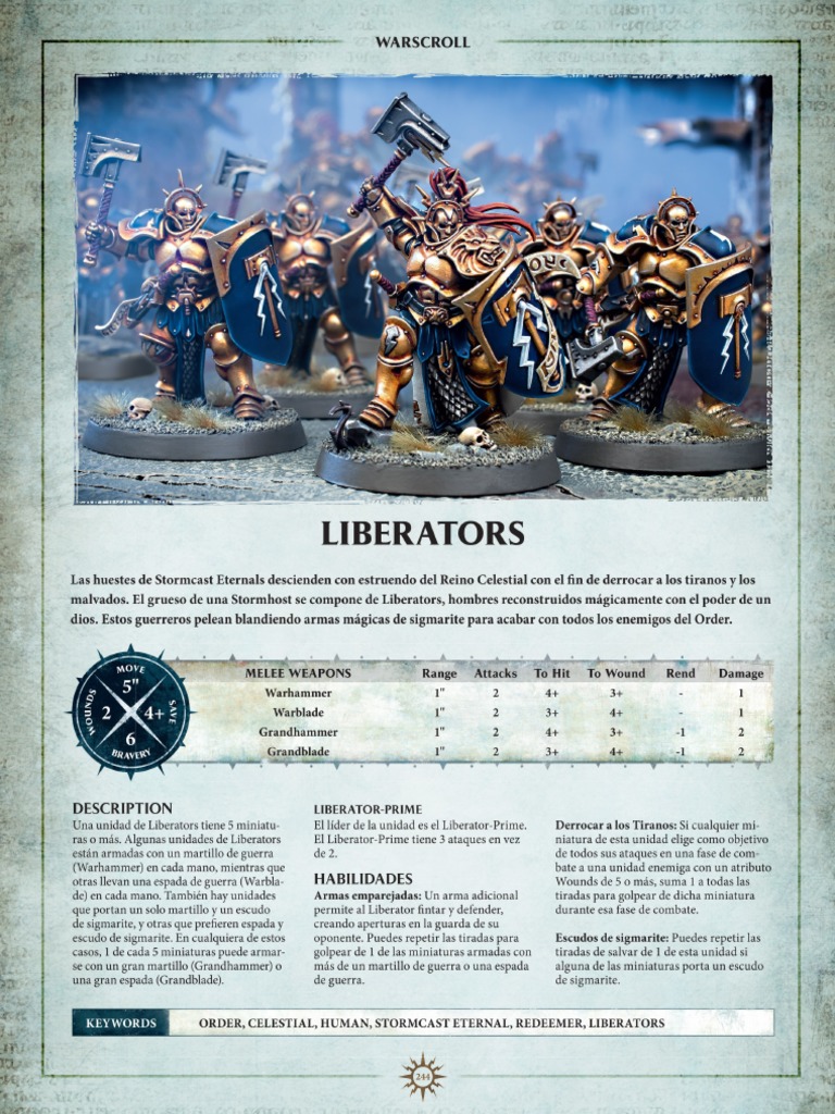 Warhammer Aos Liberators Es | PDF