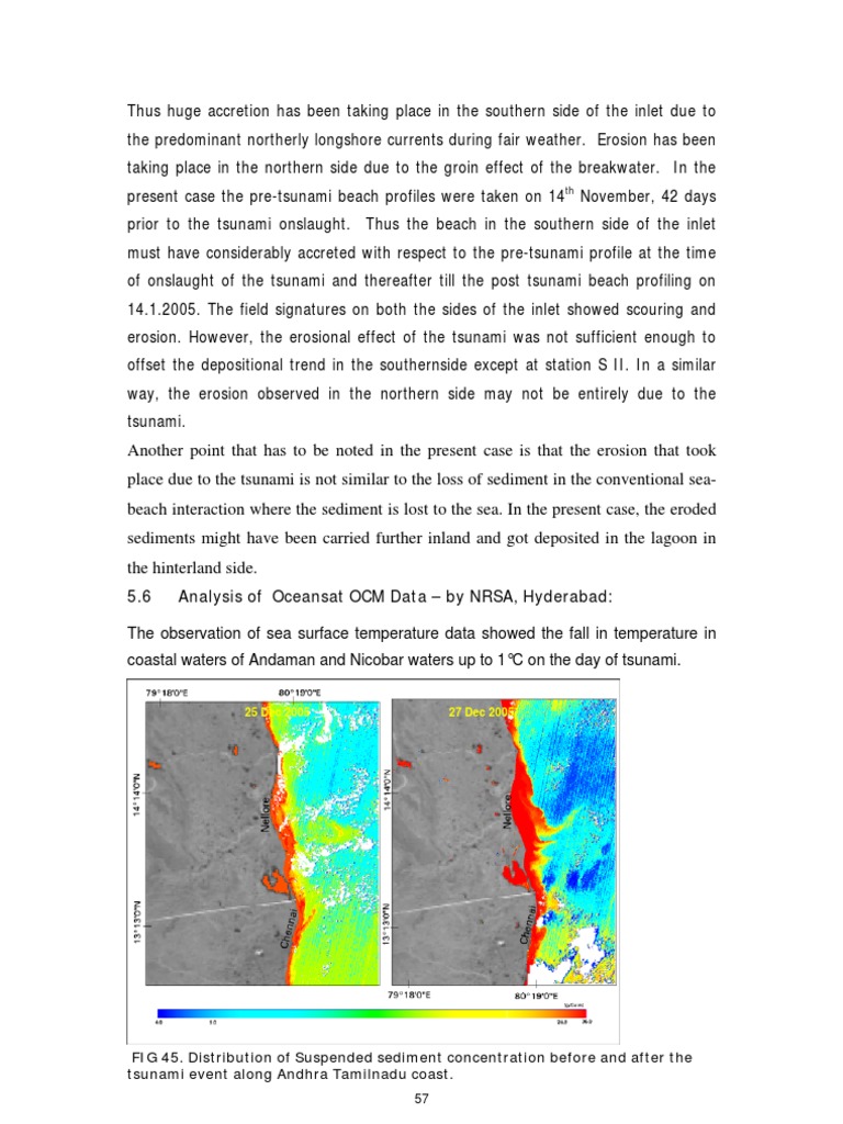 5.6 Analysis of Oceansat OCM Data - by NRSA, Hyderabad | PDF | Erosion ...