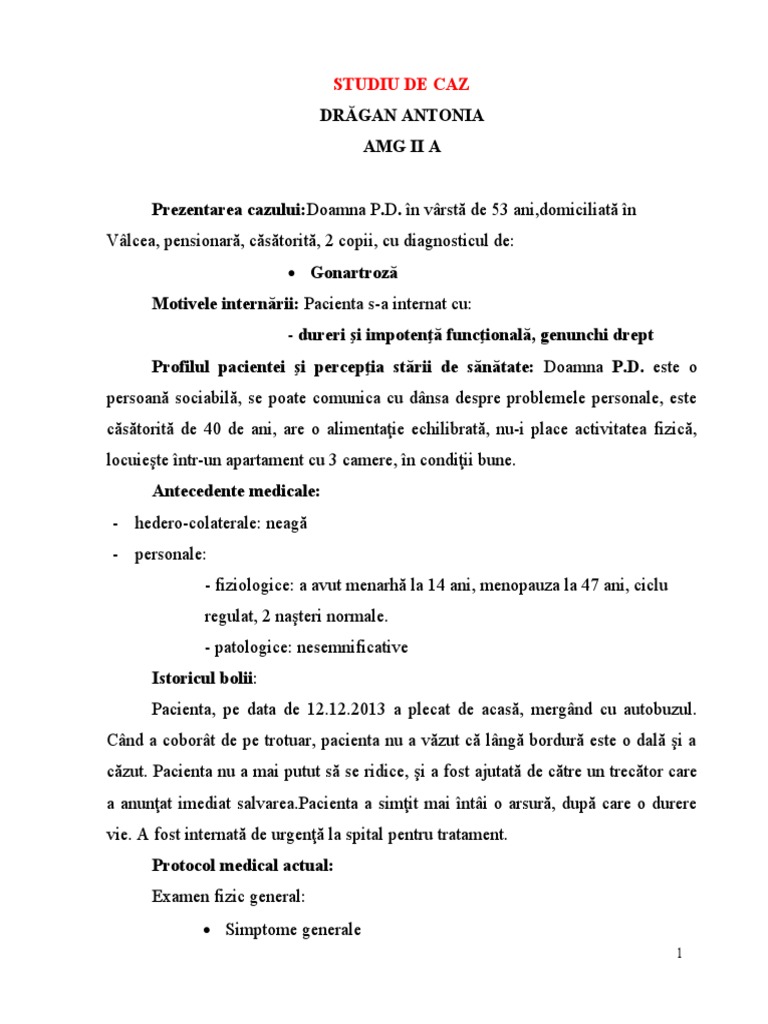 Studiul de Caz | PDF