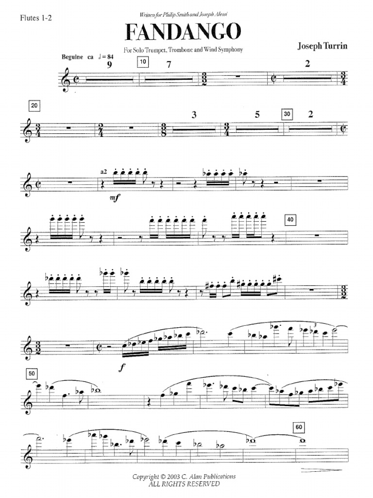 03 Fandango - Flute 1-2 | PDF