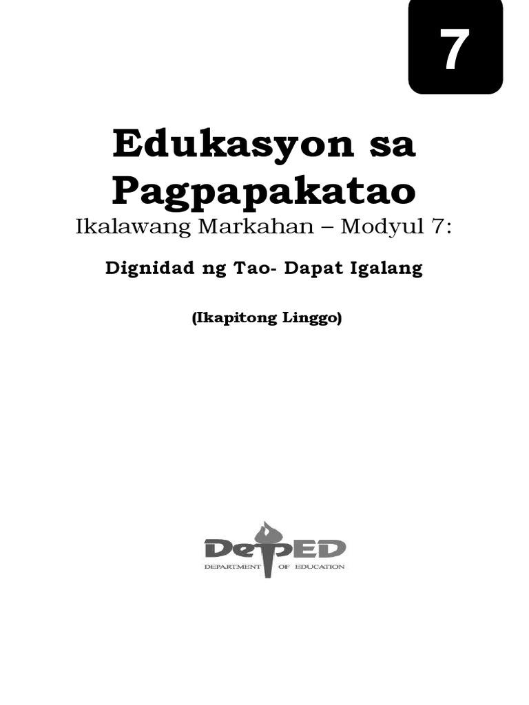 EsP7 Q2 M7 Wk7 Final For Posting | PDF