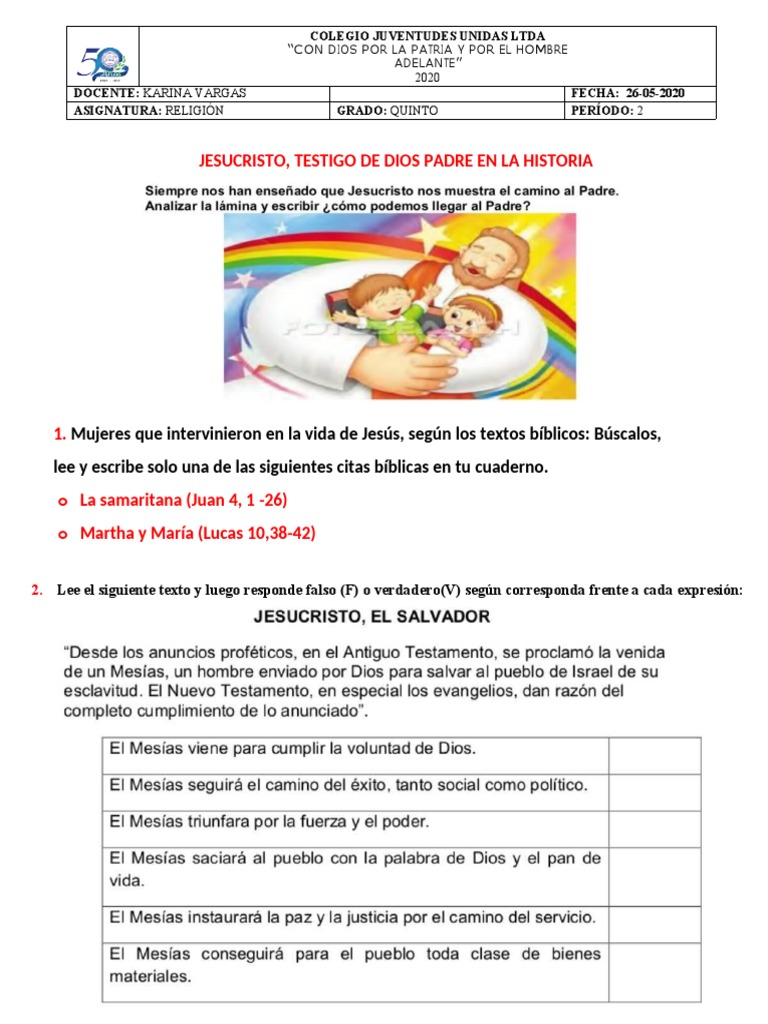 Jesucristo, Testigo de Dios Padre en La Historia | PDF