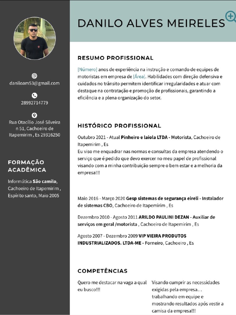 Finalizar Currículo - Meu Currículo Perfeito | PDF