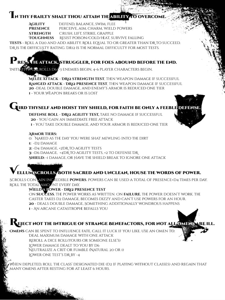 Mork Bork Player Aid | PDF