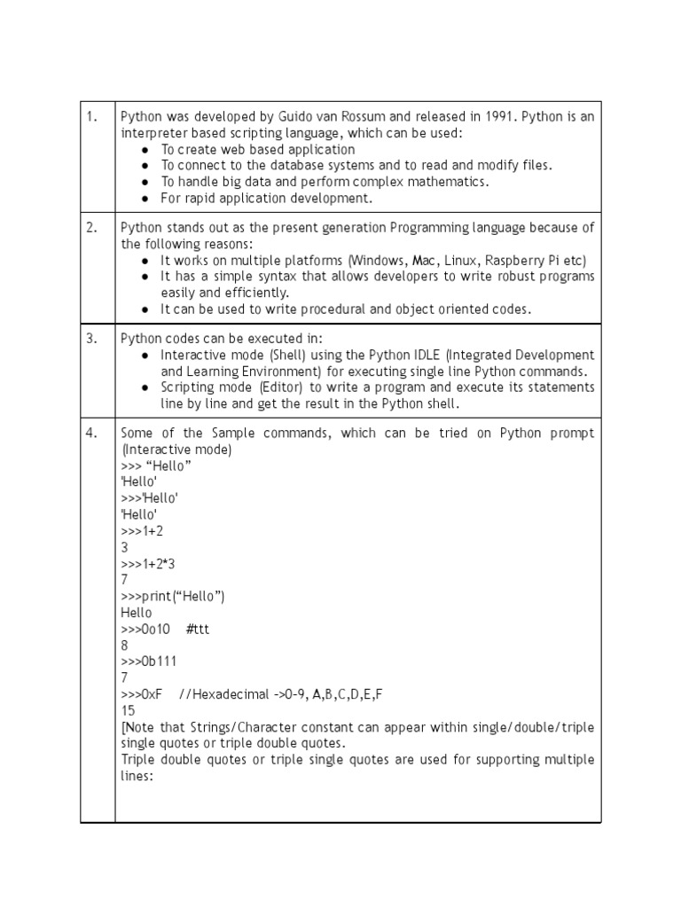 Python Basics 1 Pdf Python Programming Language Parameter 3142
