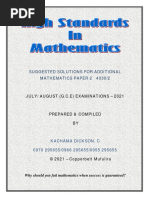 Ecz g9 Maths p1 2023 - 2014 Compiled by KDC | PDF