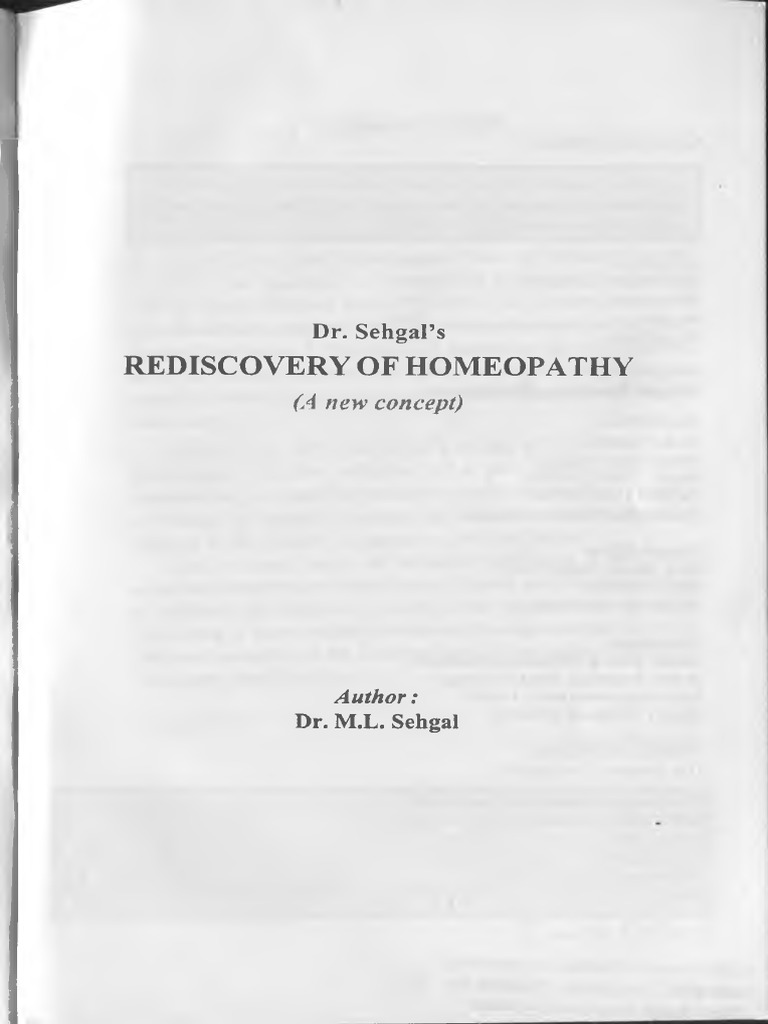 Roh 1 | PDF | Homeopathy | Science