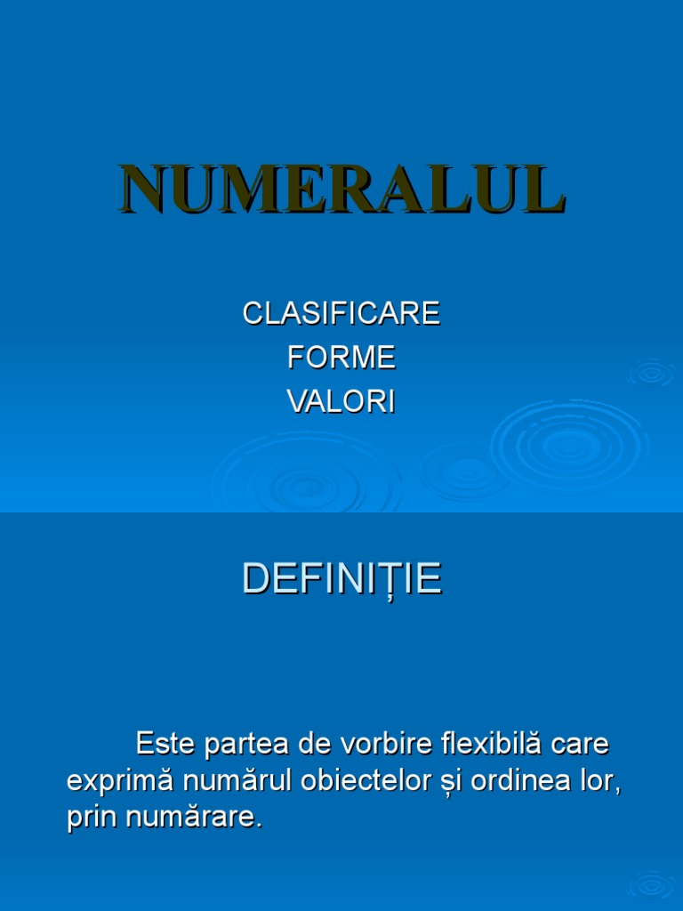 Numeralul CL 7 | PDF