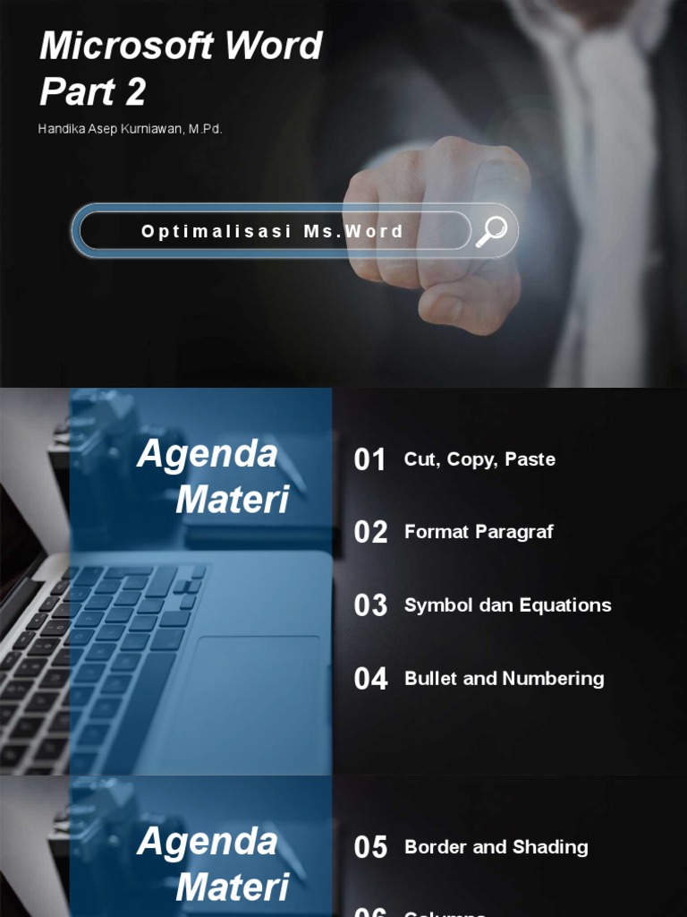 Pertemuan 3 - Ms - Word Part 2 | PDF
