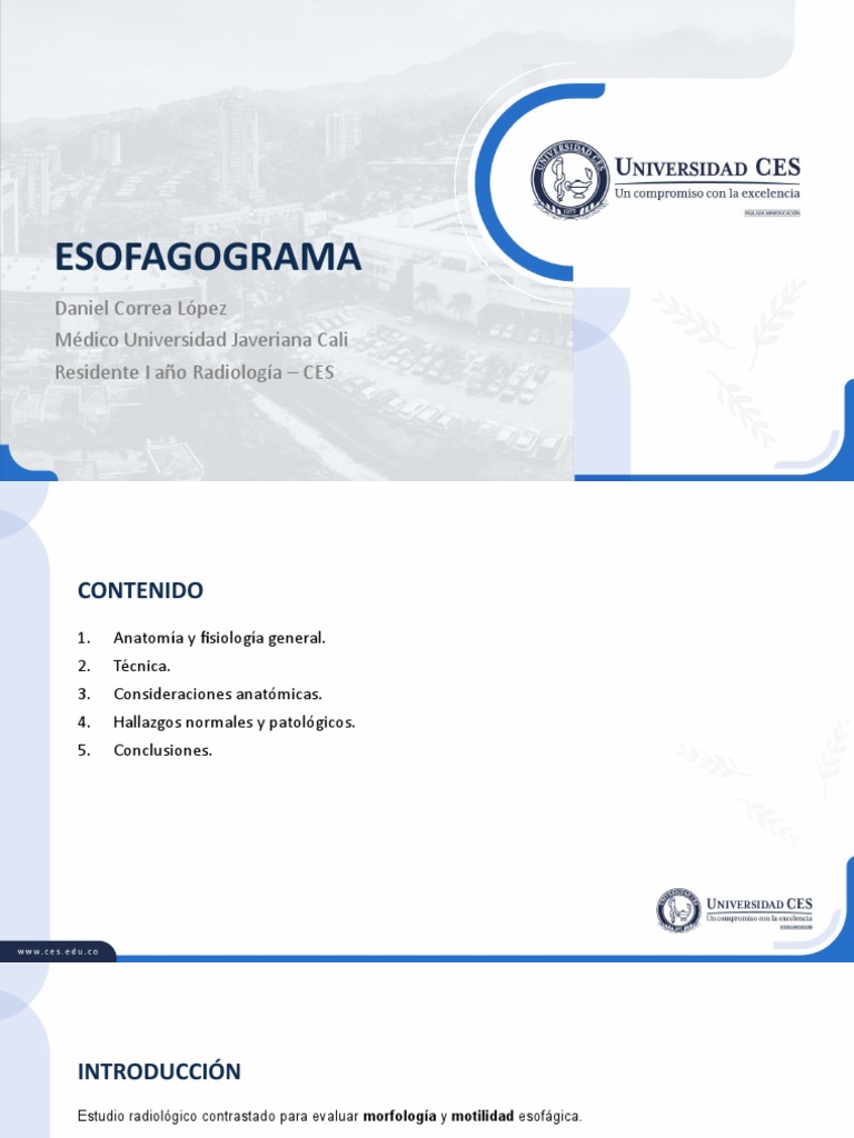 Esofagograma | PDF | La enfermedad por reflujo gastroesofágico | Esófago