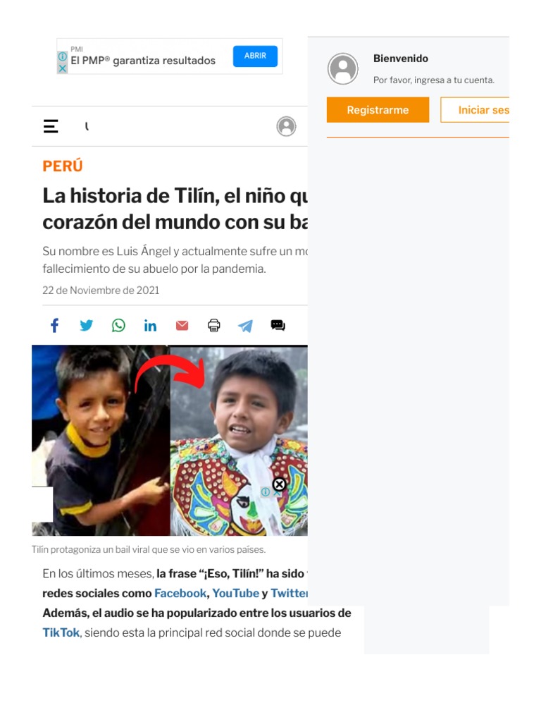 La Historia de Tilín, El Niño Que Se Robó El Corazón Del Mundo Con Su ...