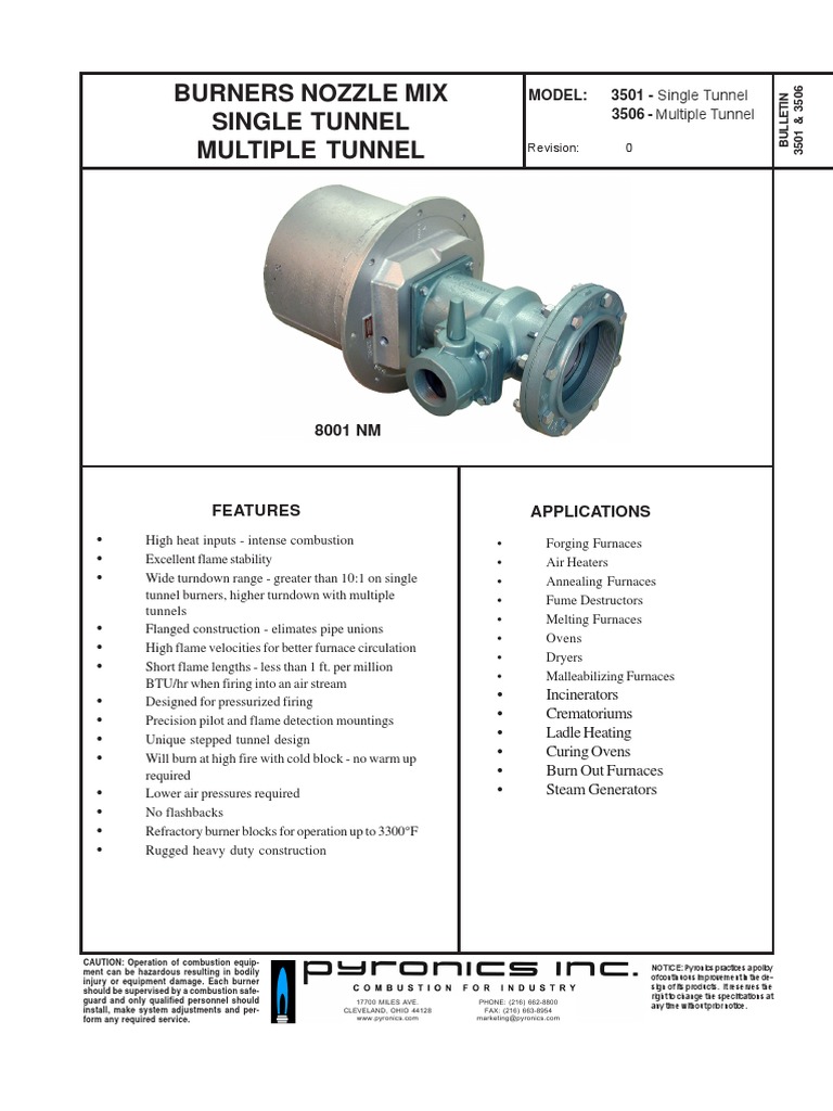 B3501 Piloto Pyronics | PDF | Combustion | Building Engineering