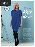 GB SB Drapey Dress | PDF | Seam (Sewing) | Sewing