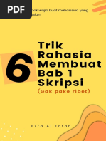 Cara Menulis Bab 2 Skripsi | PDF