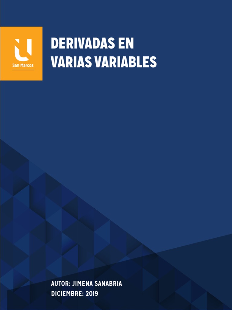 M3 Lectura 4 Modulo 3 Derivadas en Varias Variables | PDF | Derivado ...