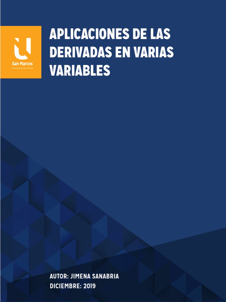 M3 Lectura 5 Modulo 3 Aplicaciones de Las Derivadas en Varias Variables | PDF | Ecuación ...