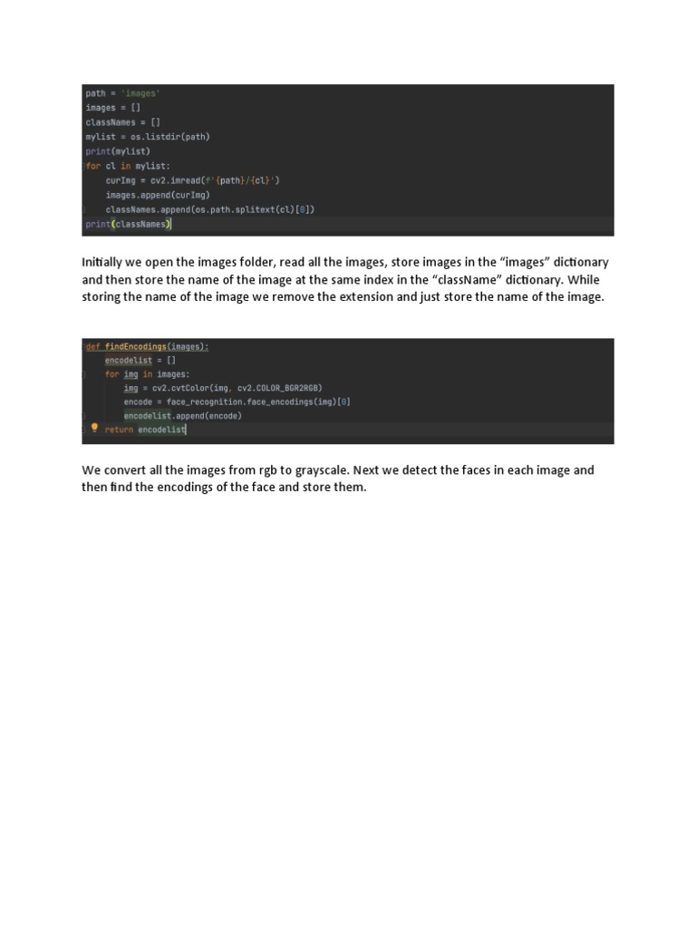 Fyp Code Breakdown | PDF