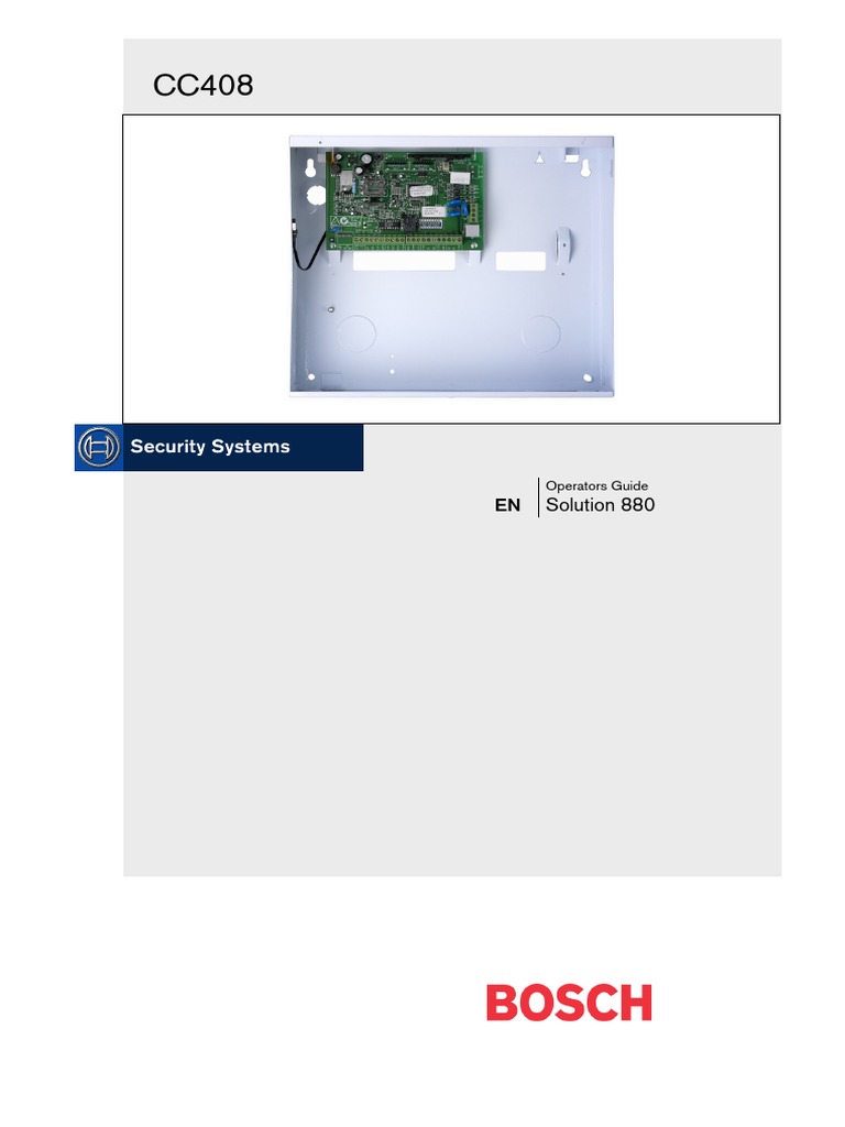 Solution 880 Operation Installation Guide | PDF | Security Alarm ...