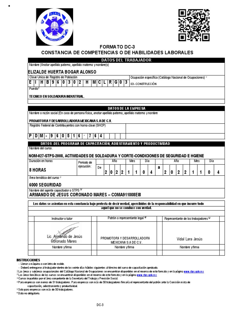 31 Dc3 3lizalde Bogar Corte y Soldadura | PDF