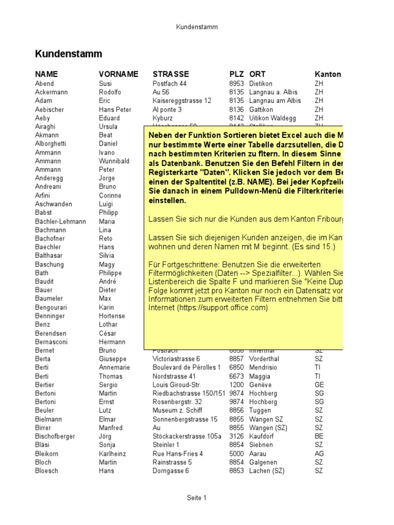 Uebung 11 Datenbank | PDF