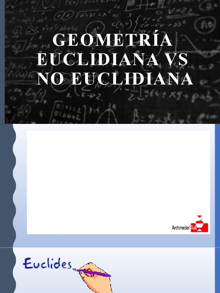 Geometría Euclidiana Vs Geometría | PDF | Geometría hiperbólica | Geometría no euclidiana