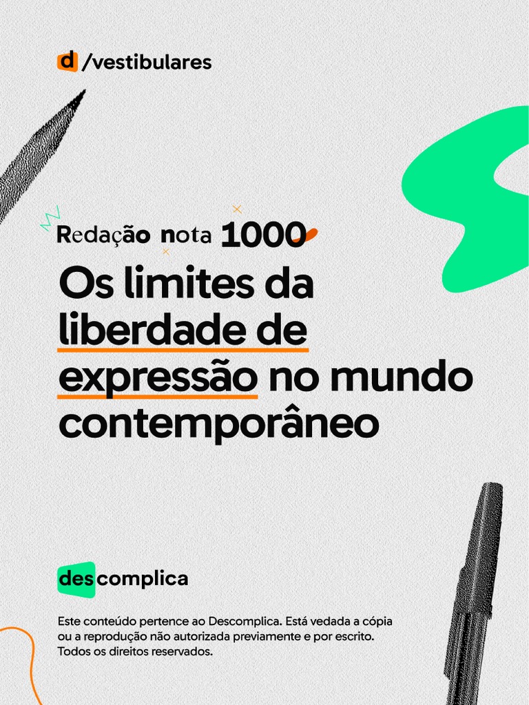 Limites Da Liberdade de Expressao | PDF | Liberdade de expressão ...