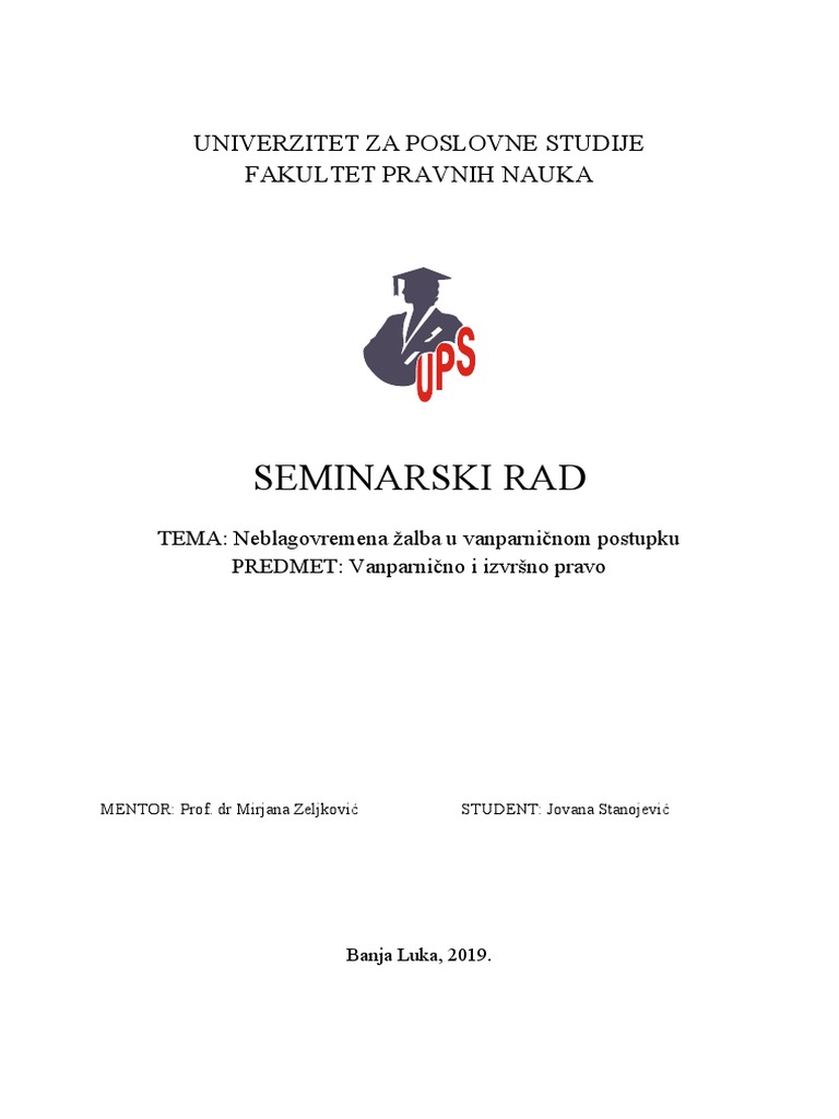 Seminarski | PDF