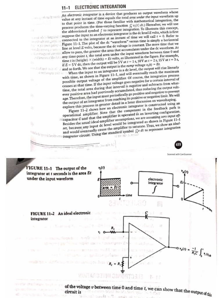 Integrator, Differentiator | PDF