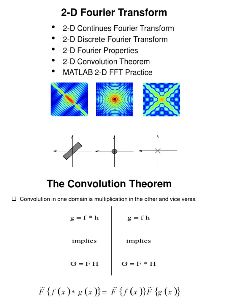 Lecture03 FT 2D | PDF | Sampling (Signal Processing) | Discrete Fourier Transform