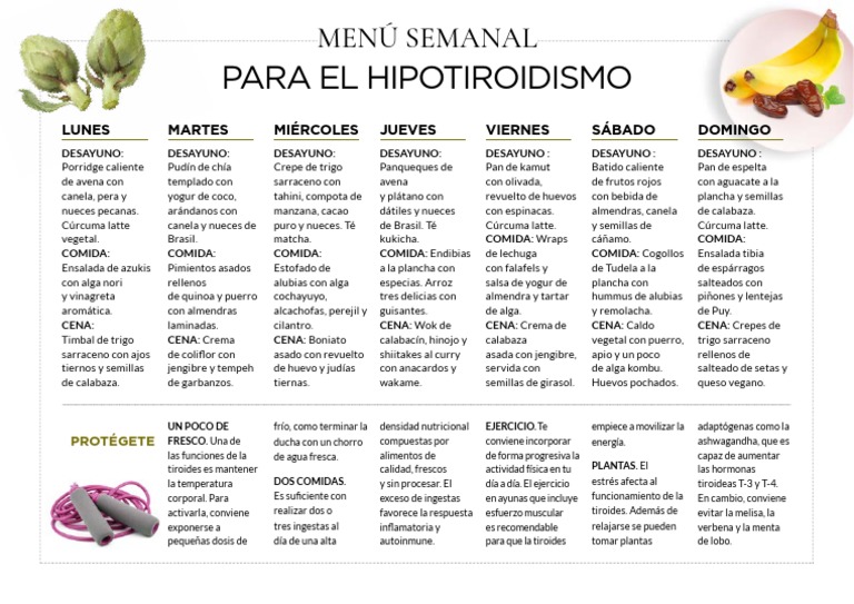 Dieta Para Hipotiroidismo Pdf