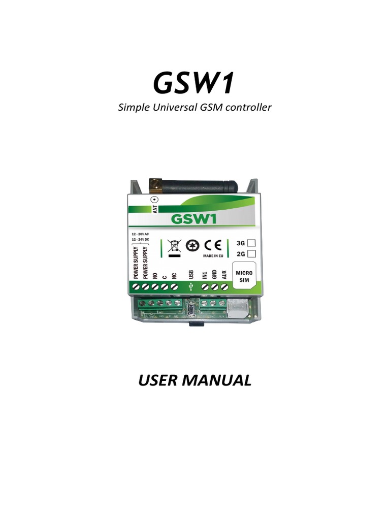 GSW1 User Manual - V1 - 0 - 08082016 | PDF | World Wide Web | Internet ...