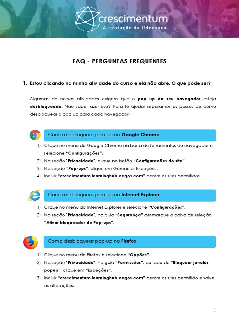 FAQ - Perguntas Frequentes | PDF | Privacidade na internet | YouTube