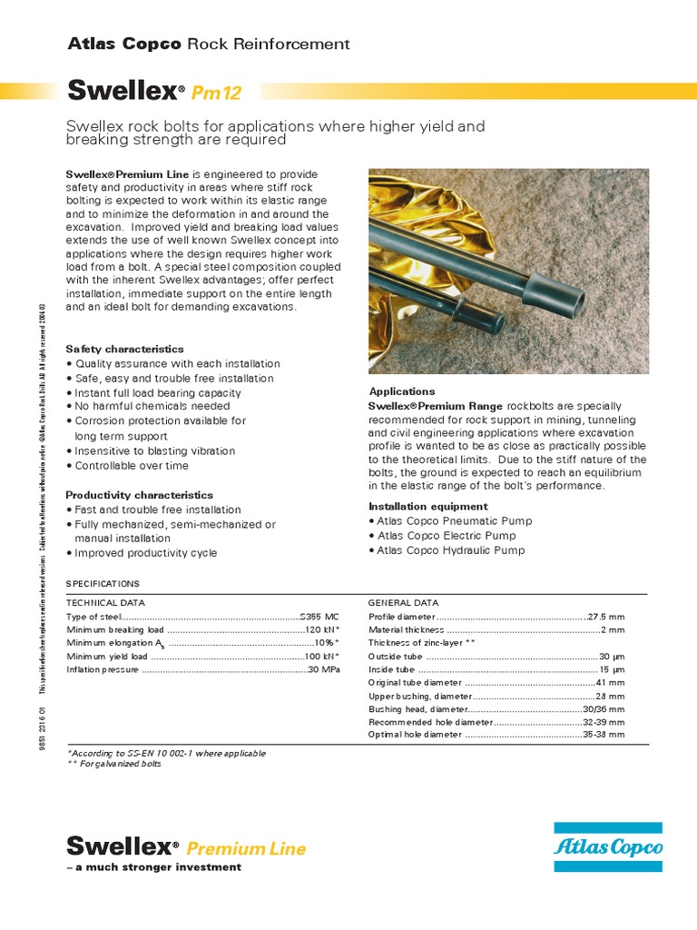 SWELLEX PM 12 | PDF | Screw | Pump