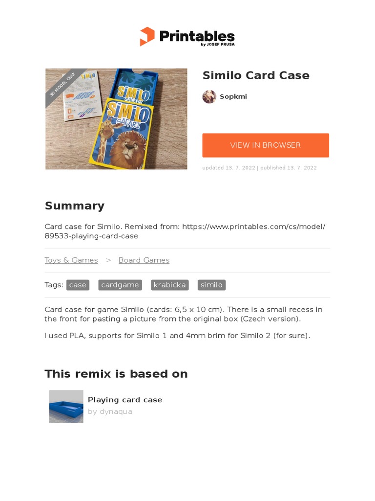 Similo Card Case | PDF