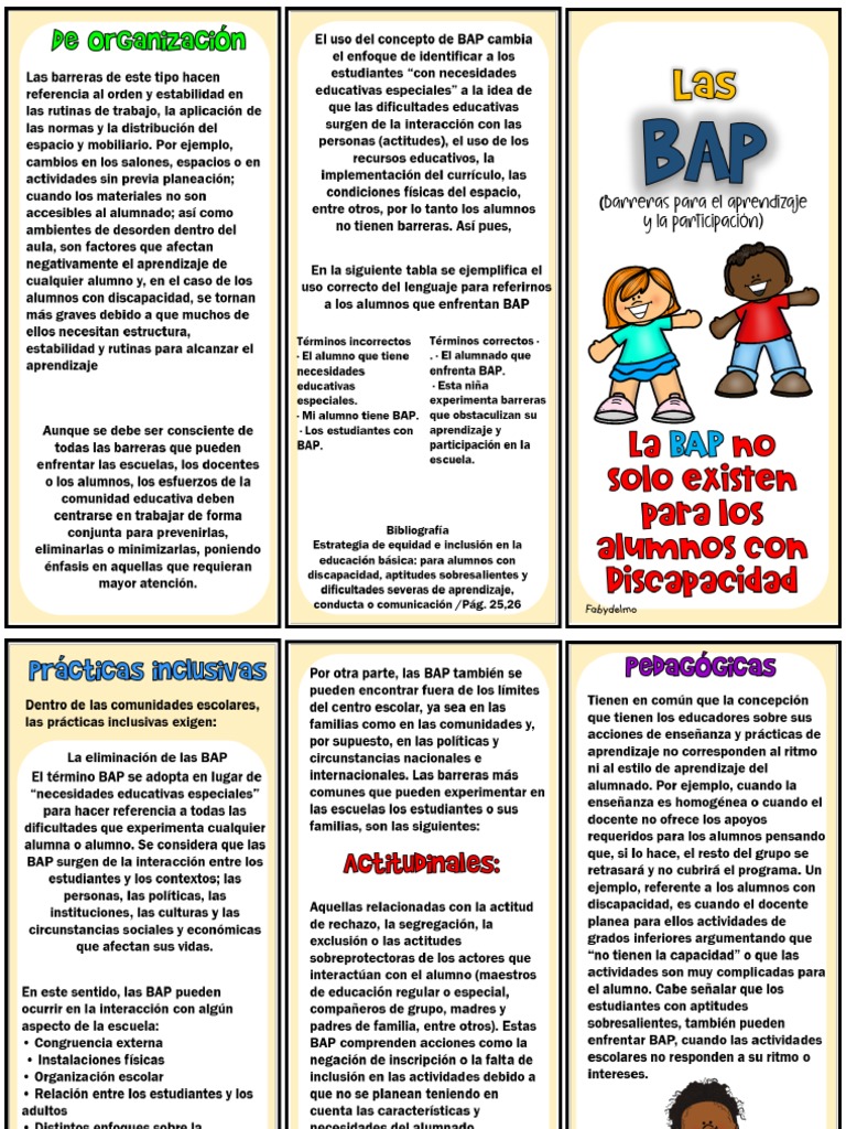 Tríptico LAS BAP Fabydelmo | PDF