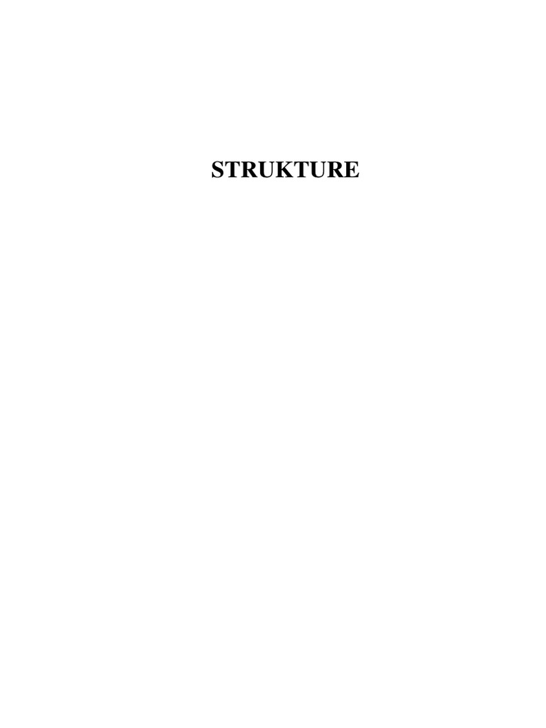 STRUKTURE | PDF