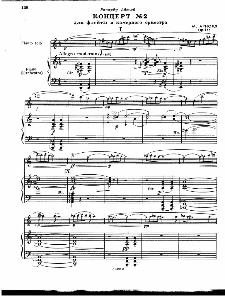 M.Arnold - Concerto 2 | PDF