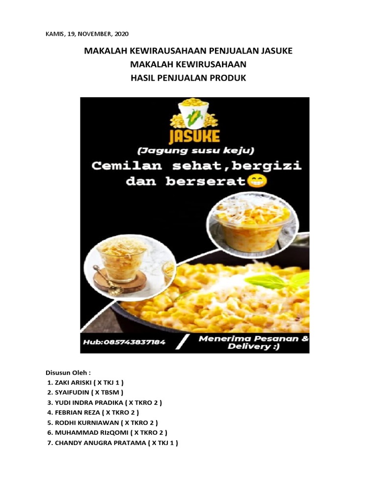 Makalah Jasuke | PDF | Bisnis | Hukum