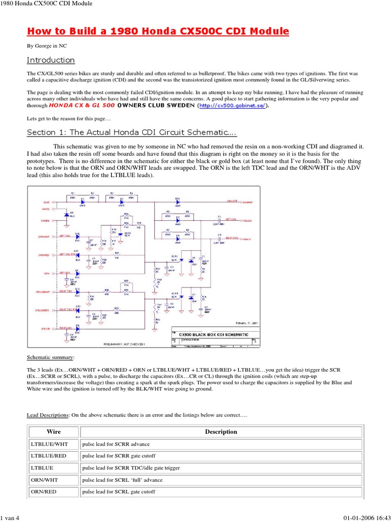 Wire Description | PDF | Ignition System | Capacitor
