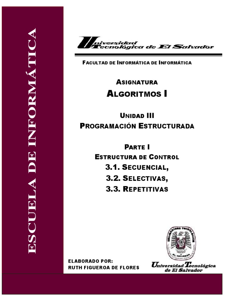 Unidad III - Estructuras de Control - Parte I - Secuencial | PDF