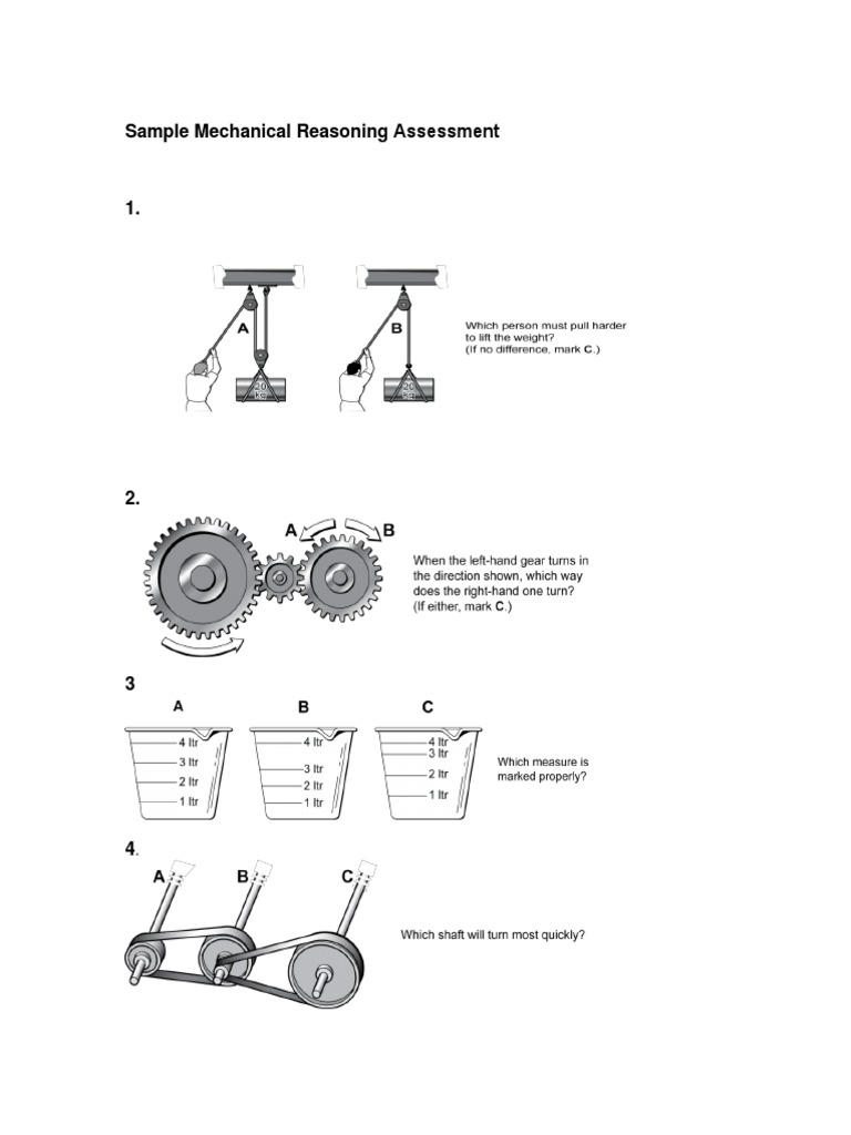 Sample Assessment Mechreasoning | PDF | Teaching Methods & Materials ...