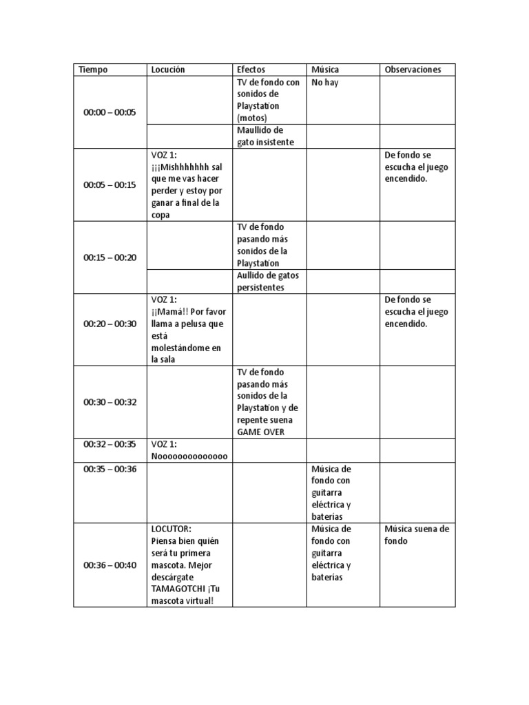 Guion Radiofónico Técnico Literario | PDF