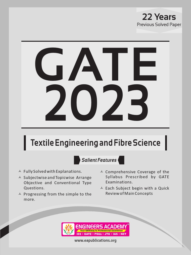 1661692038FinalGATEbook TF 25.08 | PDF | Fibers | Materials