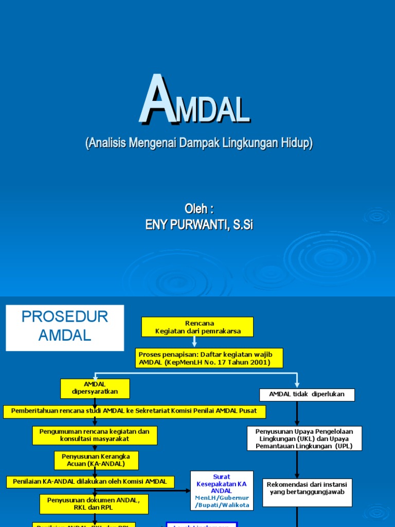 AMDAL | PDF | Sains & Matematika | Teknologi & Rekayasa