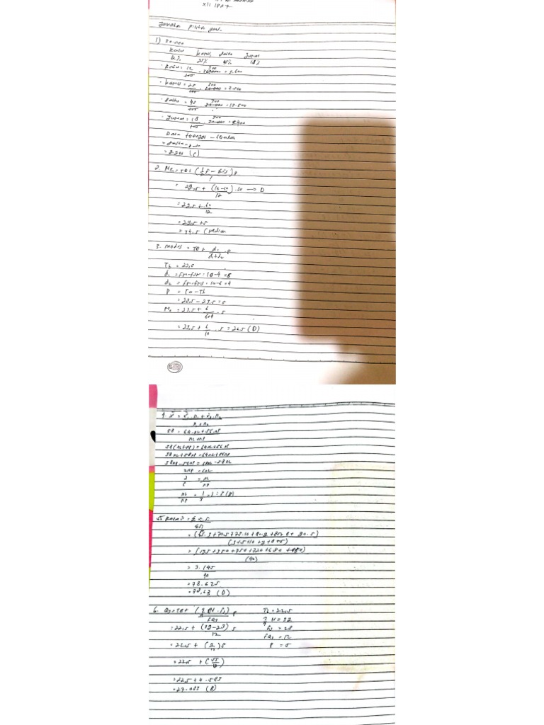 Muhammad Arsalan Xii Ipa 7 Remed MTK Wajib | PDF