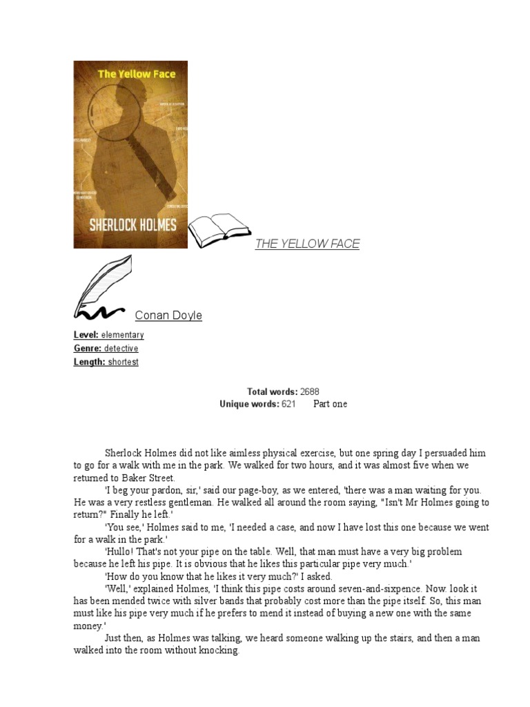 The Strange Case of the Yellow Face | PDF | Sherlock Holmes