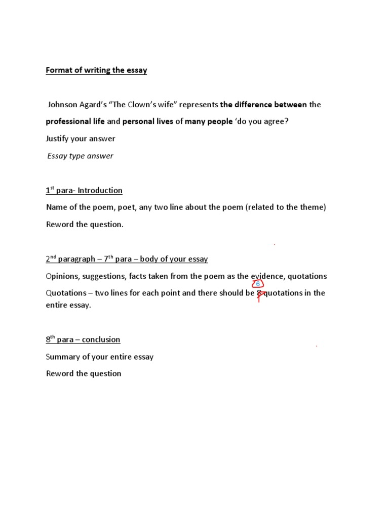How to Structure an Analytical Essay on Johnson Agard's Poem 'The Clown ...