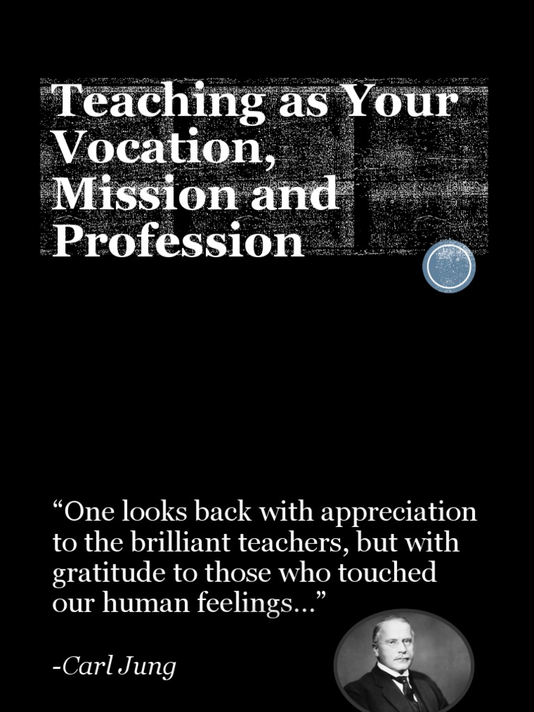 Chapter 1 Lesson 5 Teaching As Your Vocation Mission Profession | PDF | God | Mary, Mother Of Jesus