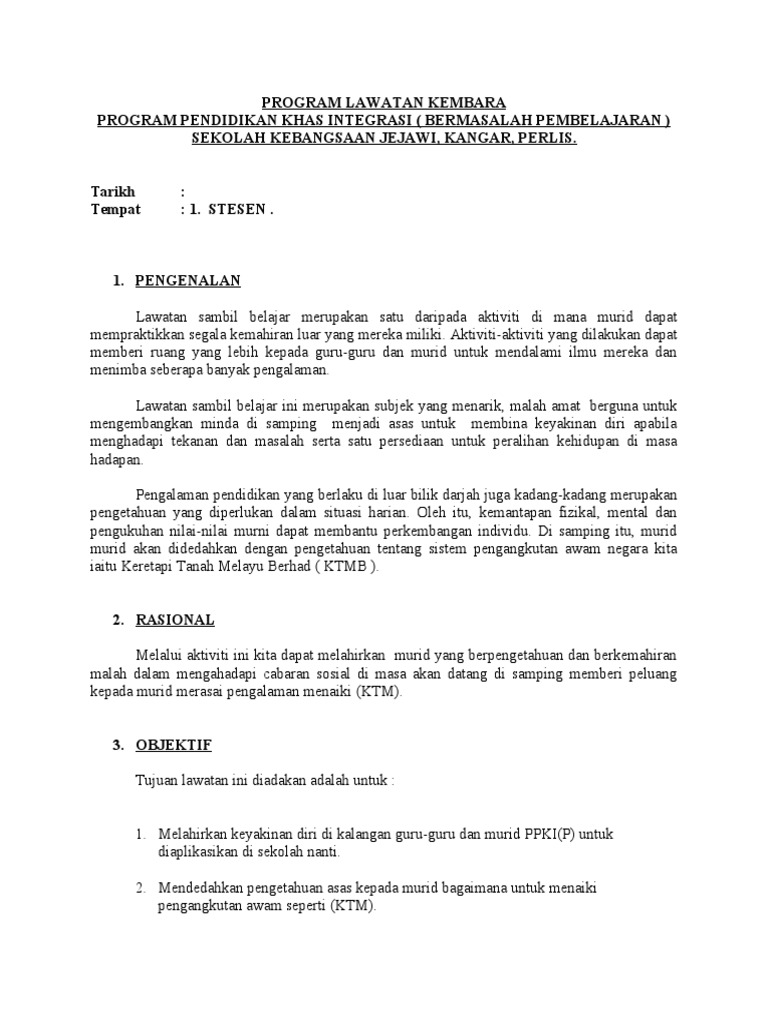 Lawatan Ets Aman Central Naik Ets 2022 | PDF