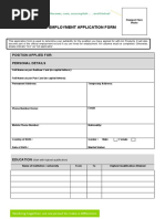 Employee Joining Form Template | PDF
